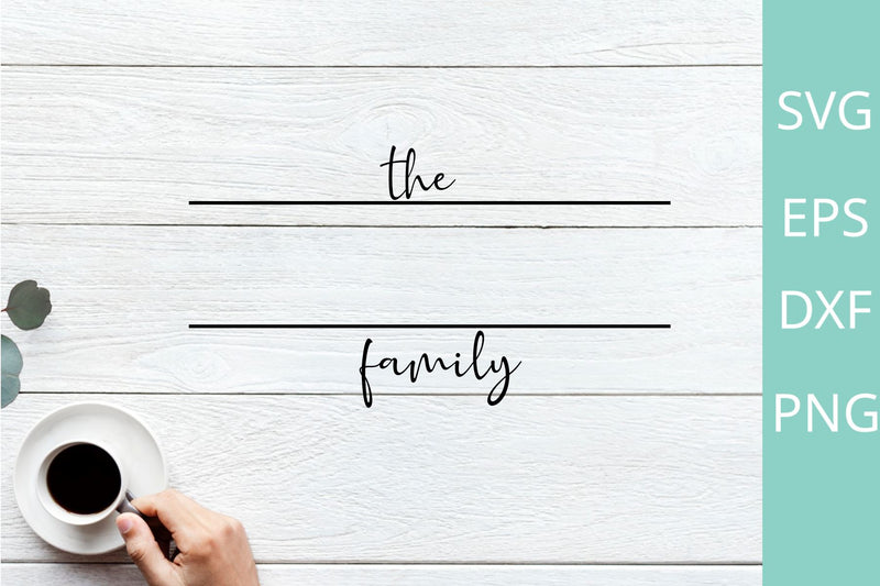 Family Last Name SVG - Family Name Sign svg - So Fontsy