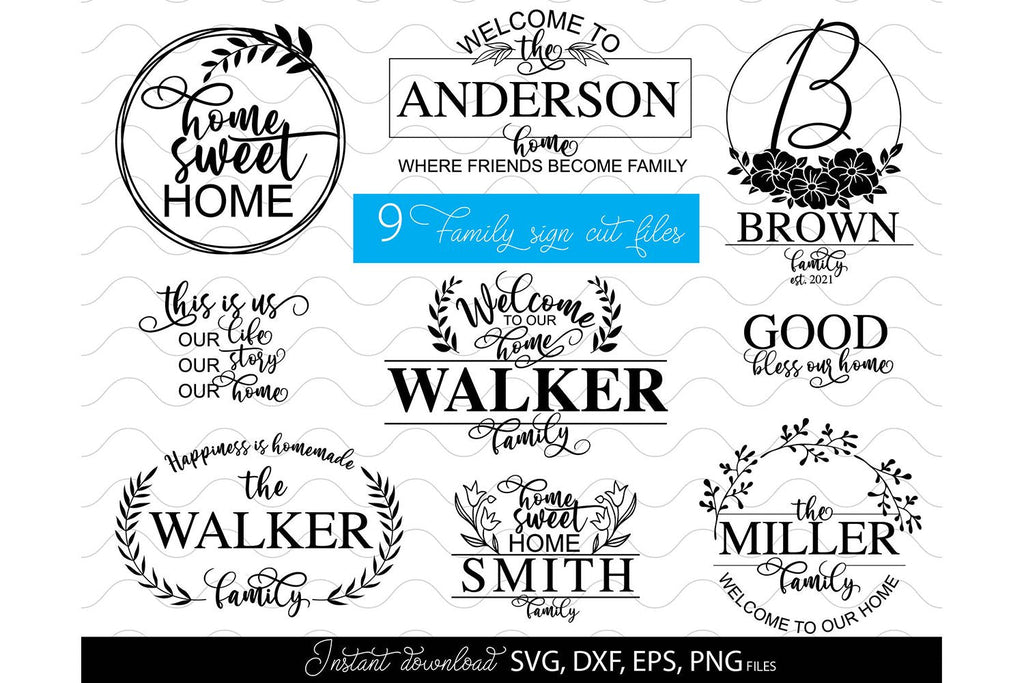 Last Name Welcome Sign | Front Porch Welcome Sign | Home Decoration ...