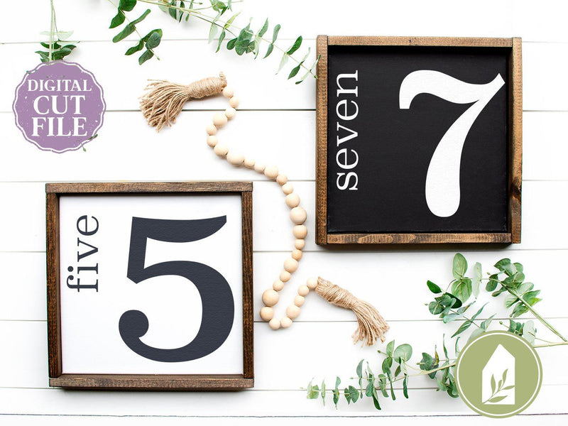 Family Number Sign SVG | Family SVG | Home SVG - So Fontsy