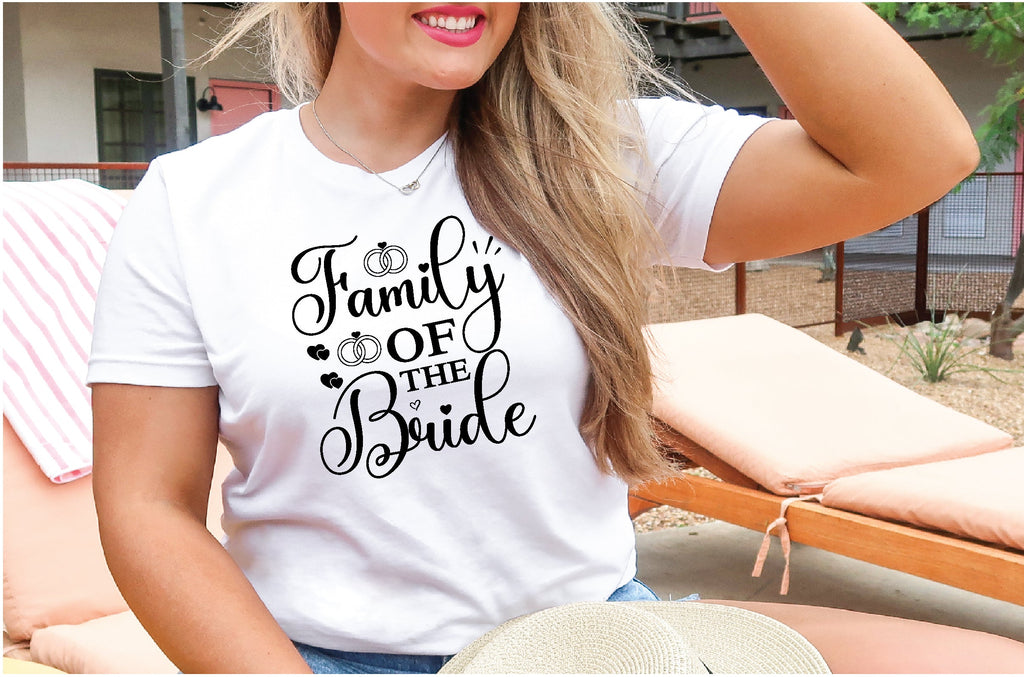 family of the bride SVG - So Fontsy