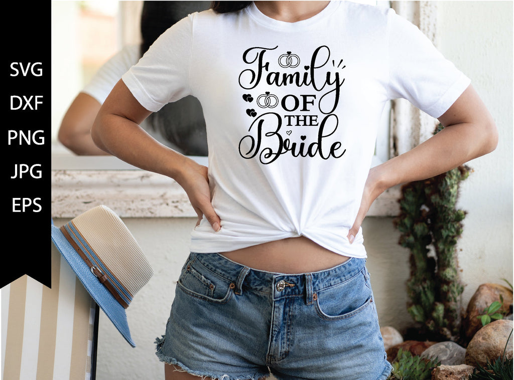 family of the bride SVG - So Fontsy