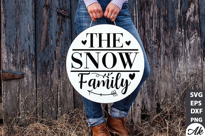 Family Round Sign SVG Bundle - So Fontsy