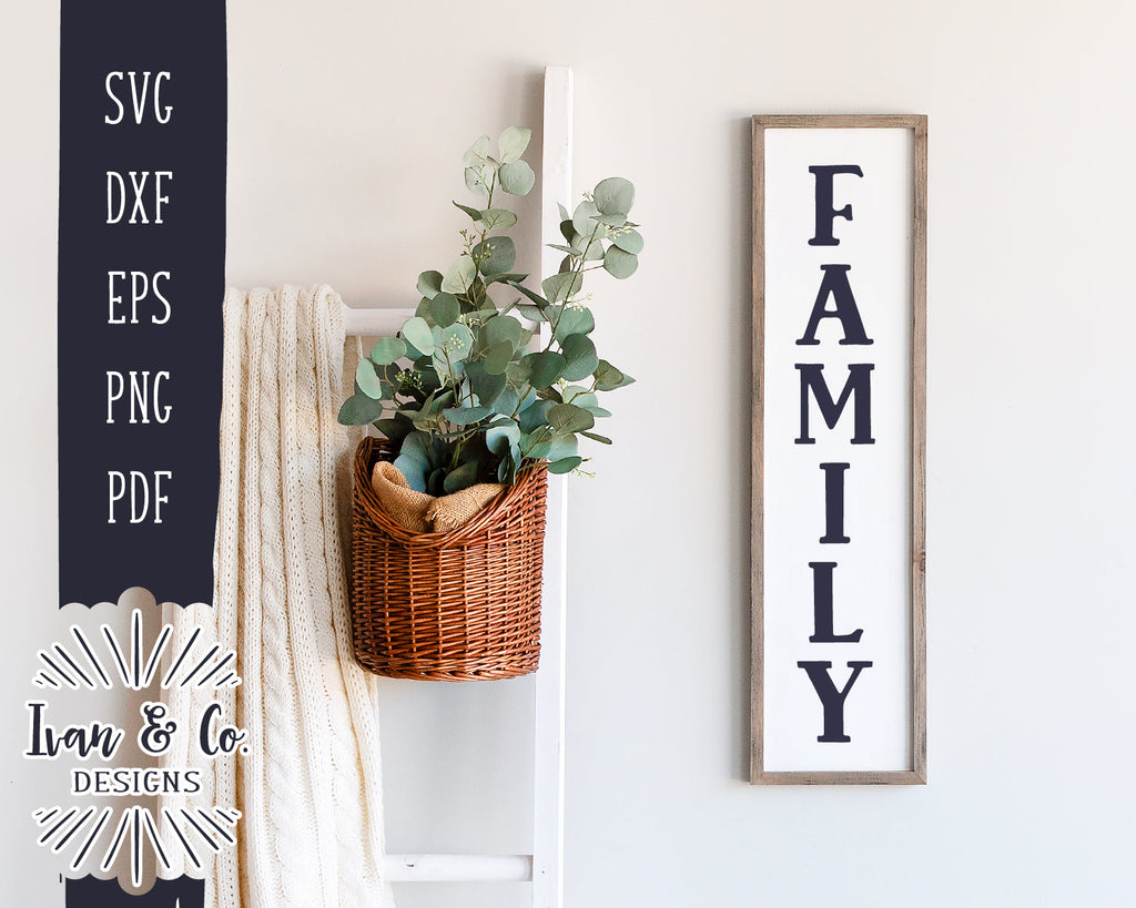 Family SVG Files | Kitchen Svg | Vertical Farmhouse Svg | Dining Room ...