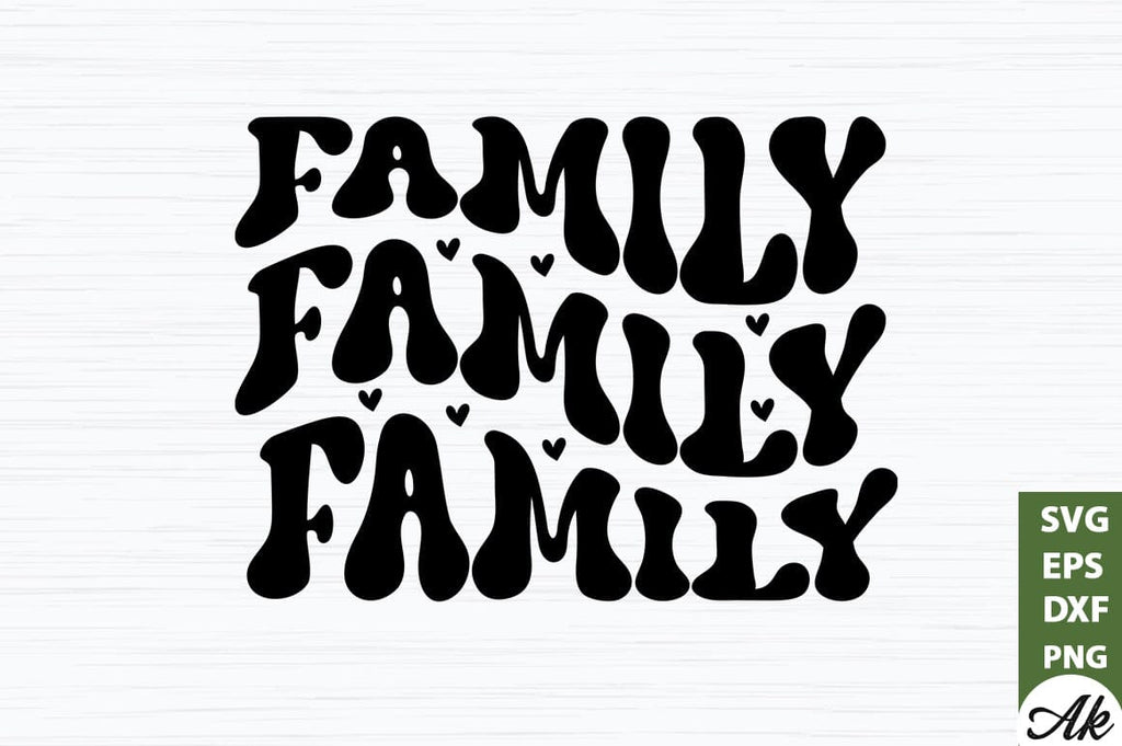 Family SVG - So Fontsy