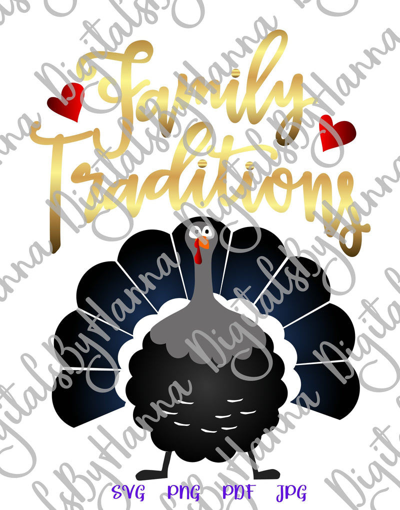 Family Traditions Print & Cut - So Fontsy