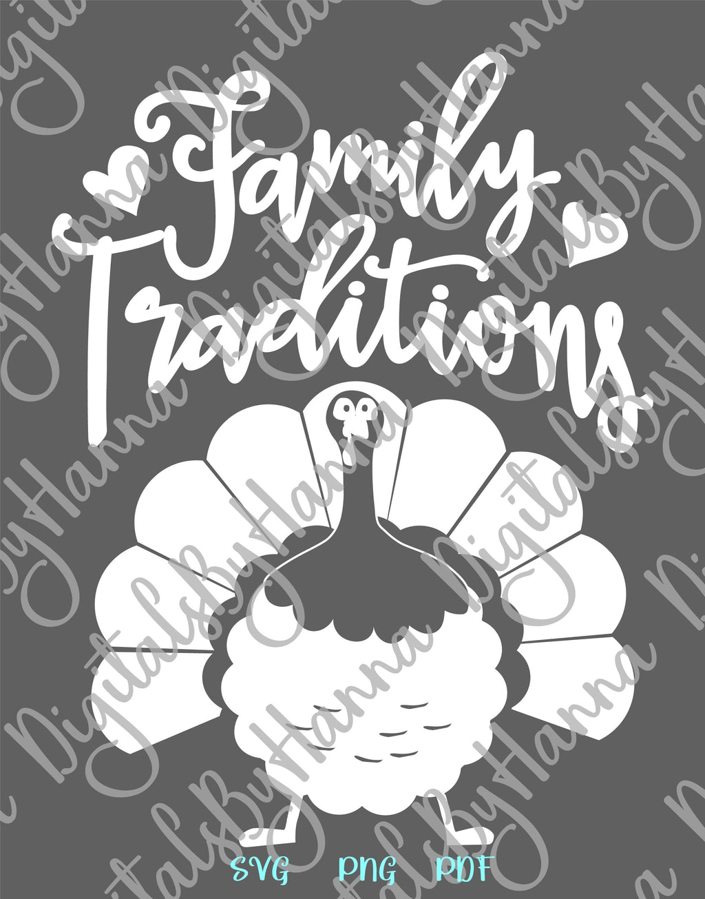 Family Traditions Print & Cut - So Fontsy