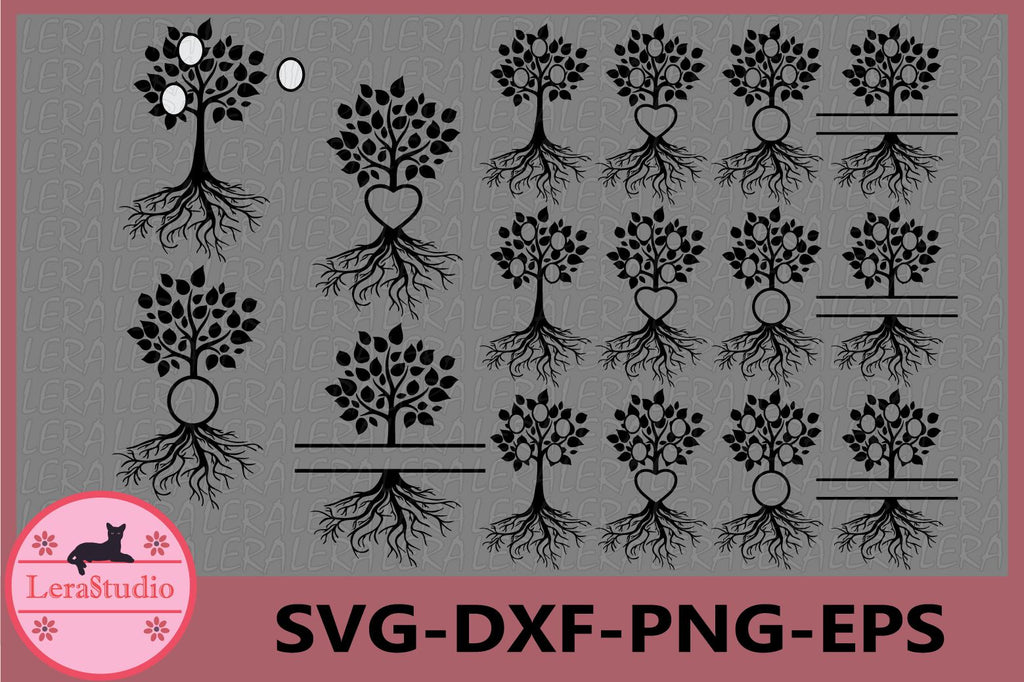 Family Tree SVG - So Fontsy