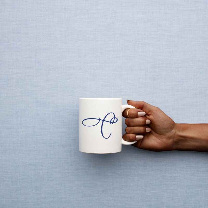 Fancy Monogram C Hand Lettered Calligraphy Cut File - So Fontsy