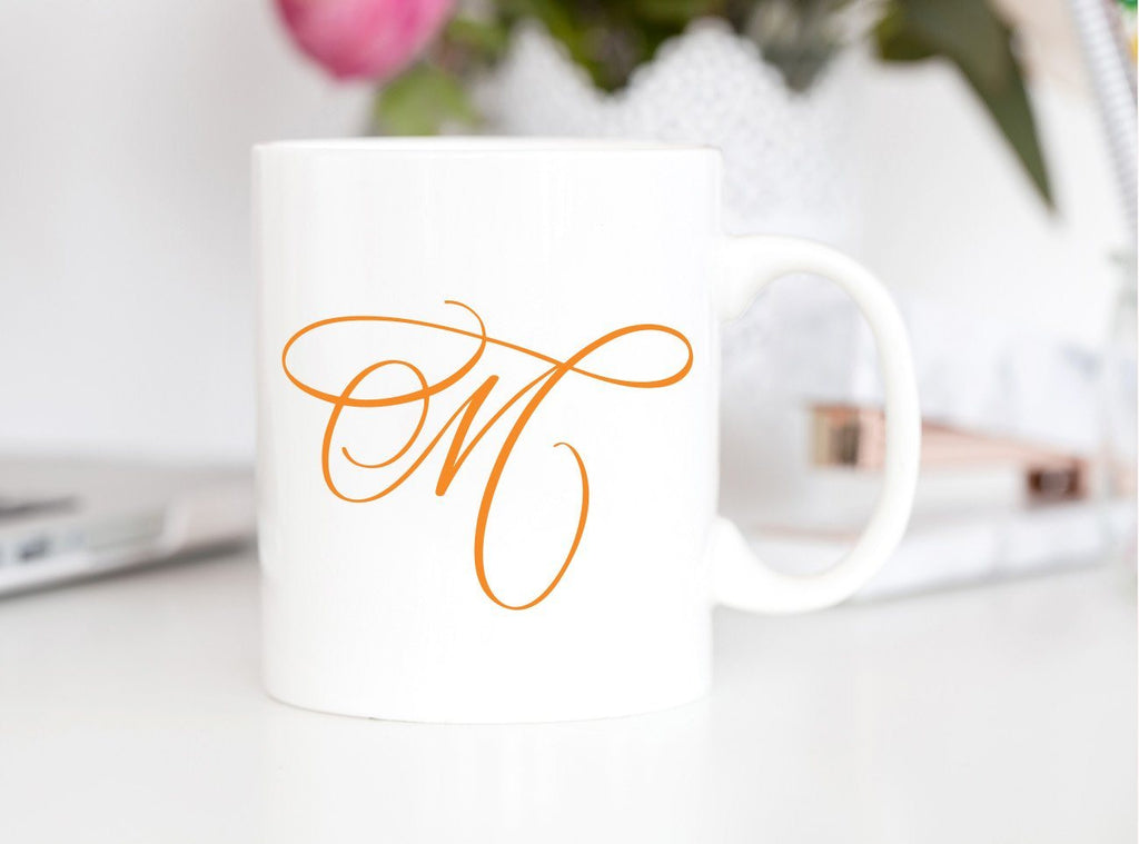Fancy Monogram M Hand Lettered Calligraphy Cut File - So Fontsy