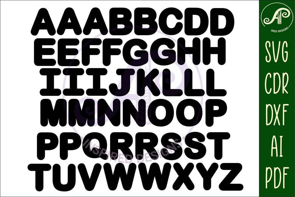 Farm alphabet letters SVG files - So Fontsy