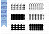 Farm Fence SVG File, Wooden Fence SVG, Rustic Fence svg - Vector Art ...