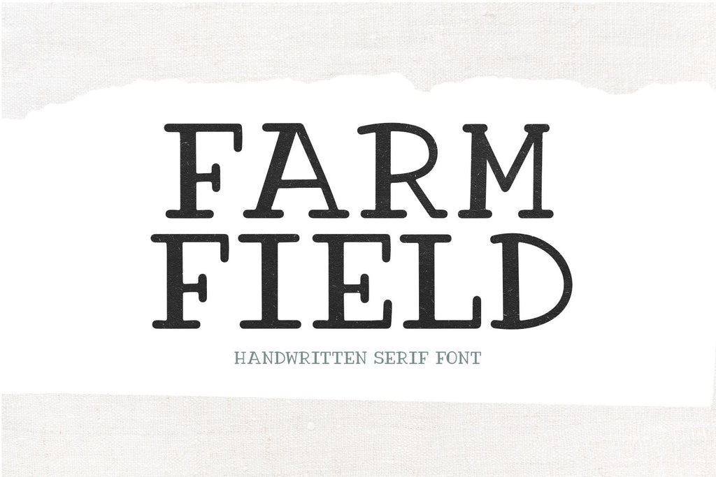 Farm Field - Handwritten Farmhouse Font - So Fontsy