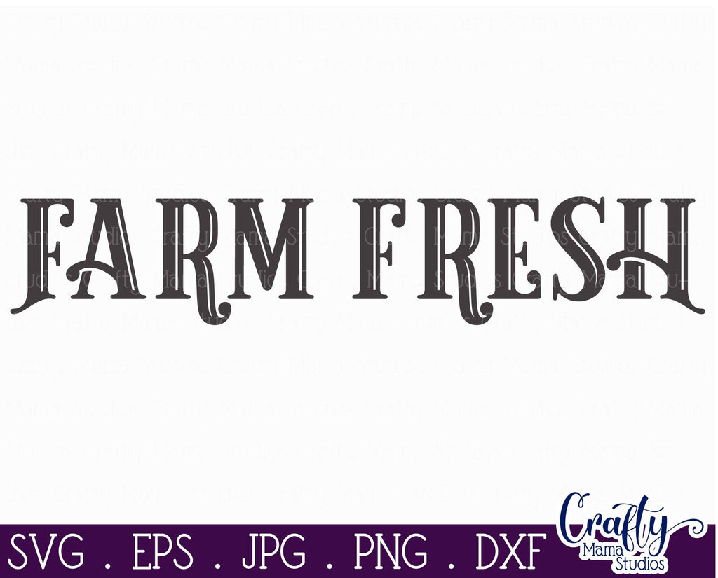Farm Fresh Kitchen Sign, Kitchen Svg, Farmhouse Svg, Home - So Fontsy