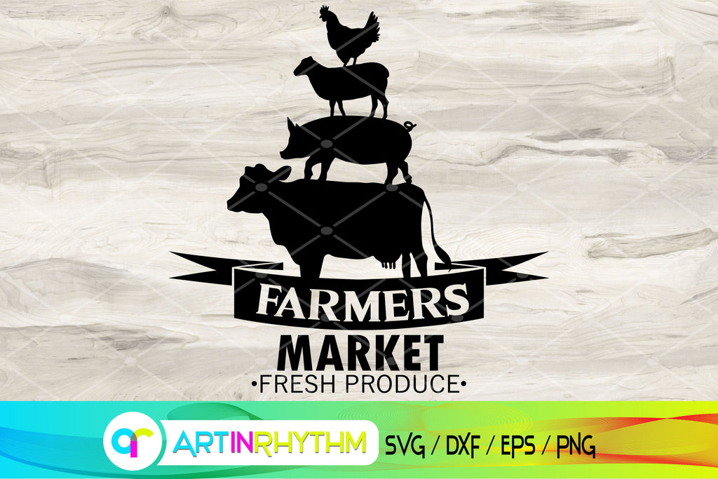 farm svg, farmers market svg - So Fontsy