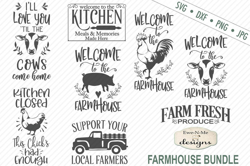 Farmhouse Bundle - SVG - So Fontsy