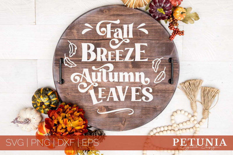 Farmhouse Fall Round Sing Bundle | Autumn Sign SVG - So Fontsy