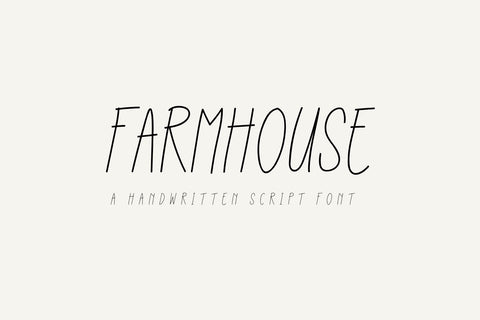 Farmhouse - So Fontsy