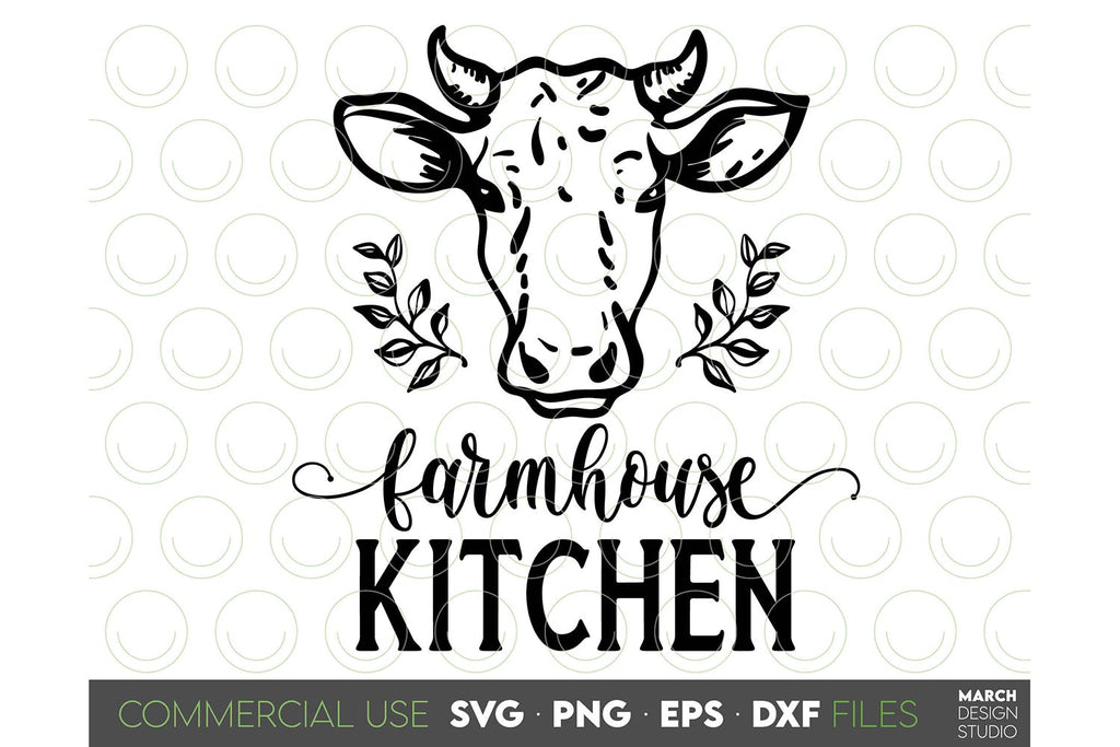 Farmhouse Kitchen Sign SVG, Farmers Kitchen SVG PNG DXF EPS - So Fontsy
