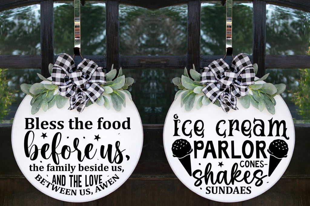 Farmhouse Round Sign Svg Bundle - So Fontsy