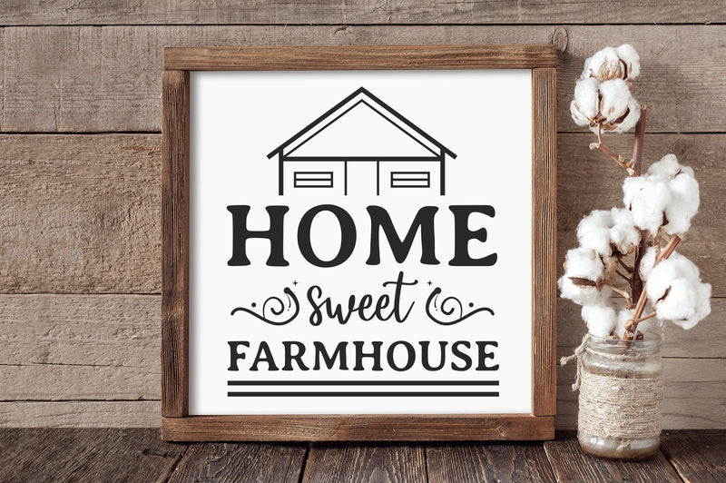 Farmhouse Sign Bundle, 21 Designs - So Fontsy