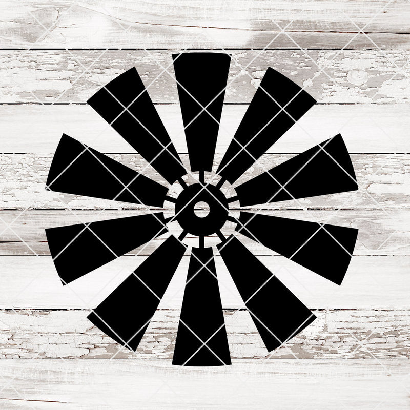 Farmhouse Windmill - So Fontsy