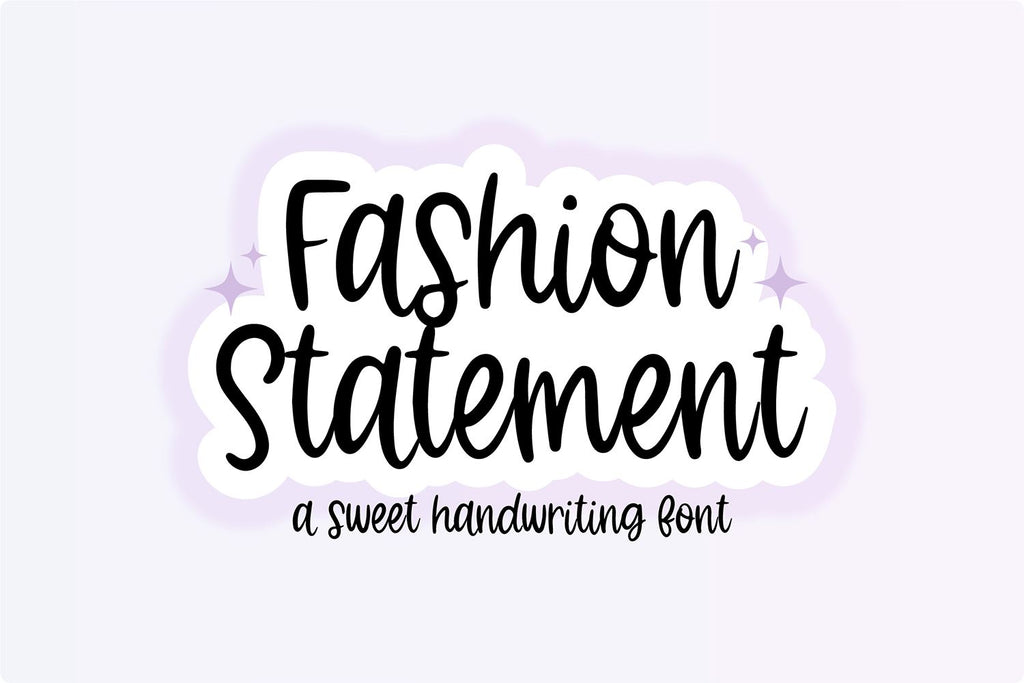 Fashion Statement Brush Handwriting Font - So Fontsy