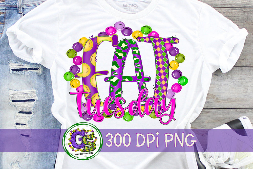 Fat Tuesday PNG for Sublimation-Mardi Gras PNG - So Fontsy