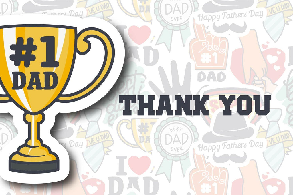 Father Stickers printable - So Fontsy