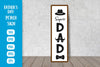Fathers Day Porch Sign. Super Dad Vertical Porch Sign SVG - So Fontsy