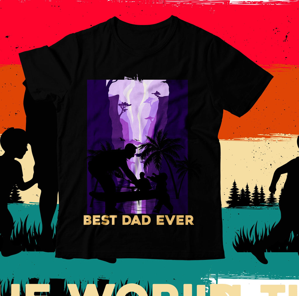 Father's Day Sublimation Bundle,Happy Father's Day T-Shirt Design ...