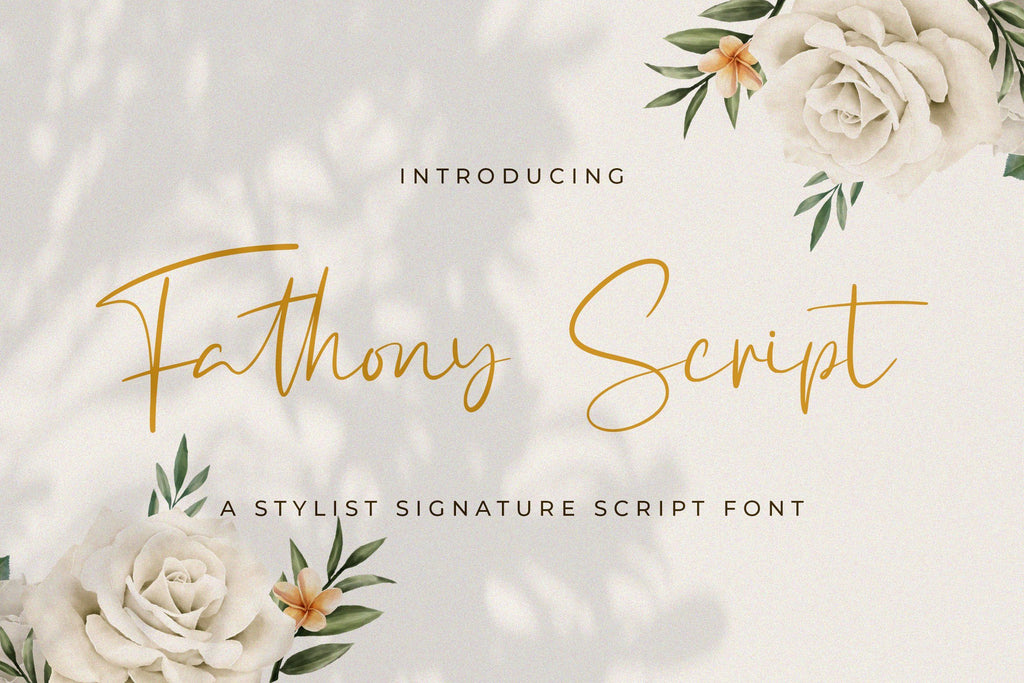 Fathony Script - Handwritten Font - So Fontsy
