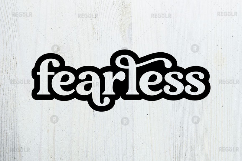 Fearless SVG - So Fontsy