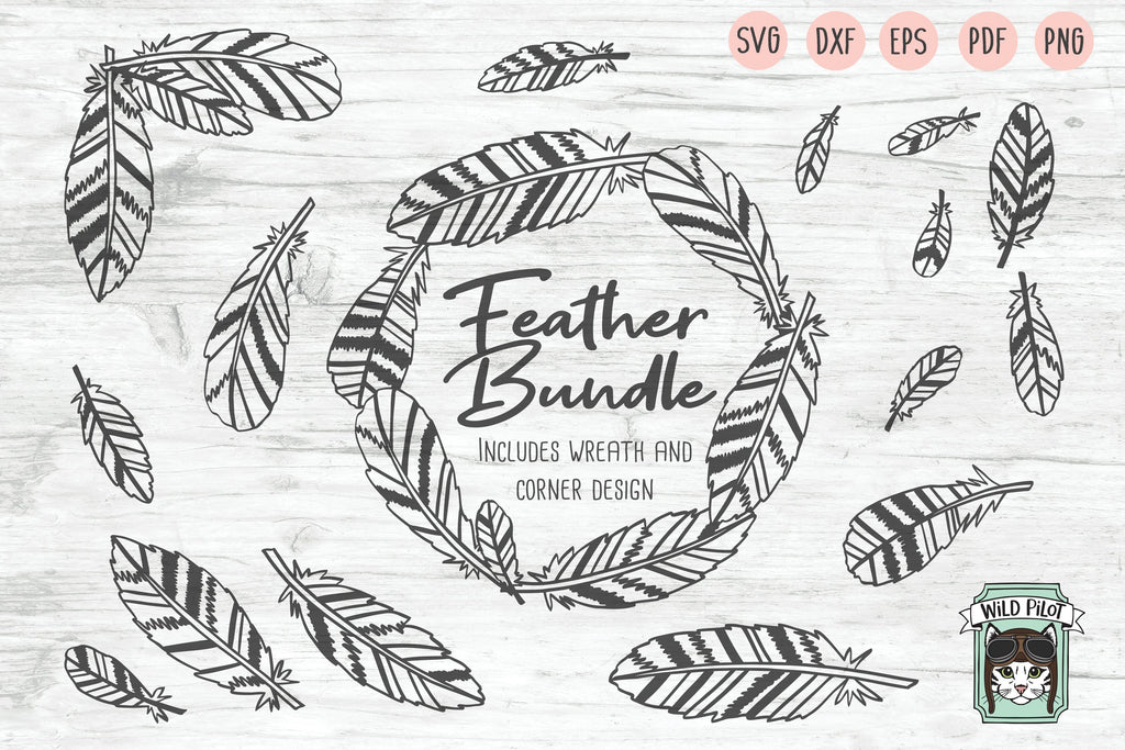 Feather Bundle - So Fontsy