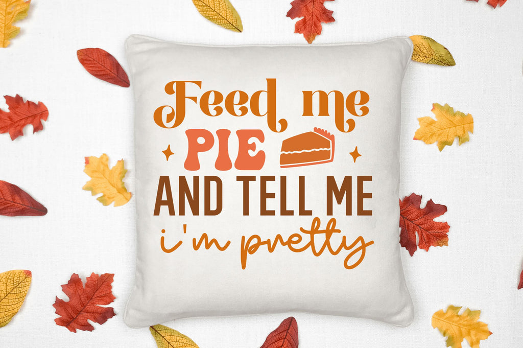 Feed me pie and SVG Design - So Fontsy