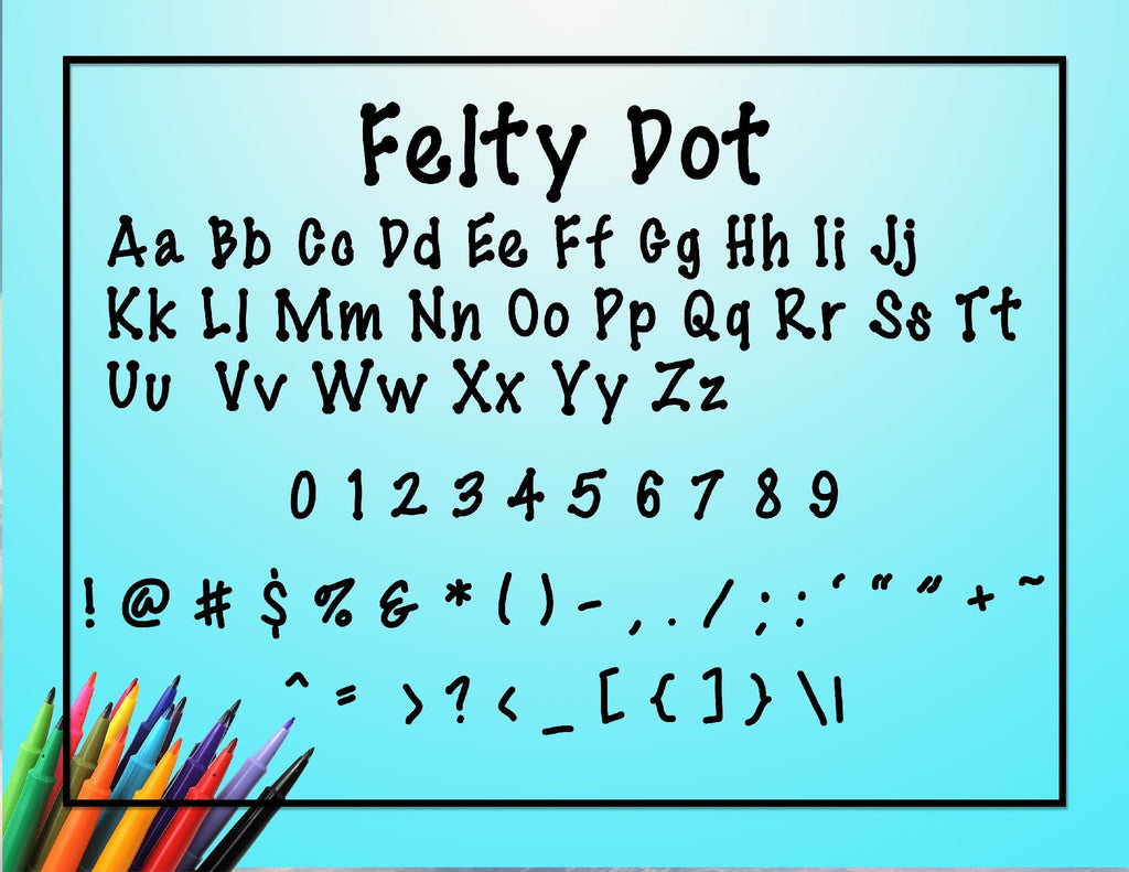 Felty Dot - So Fontsy