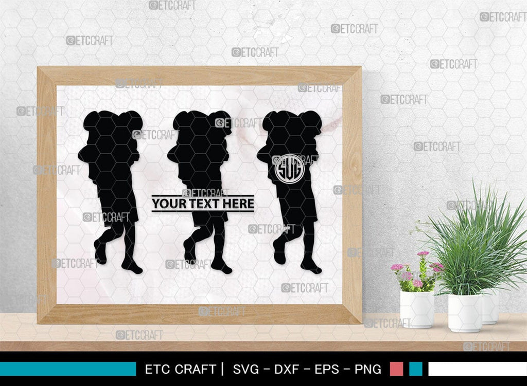 Female Hiker Monogram, Female Hiker Silhouette, Female Hiker SVG, Hiki ...