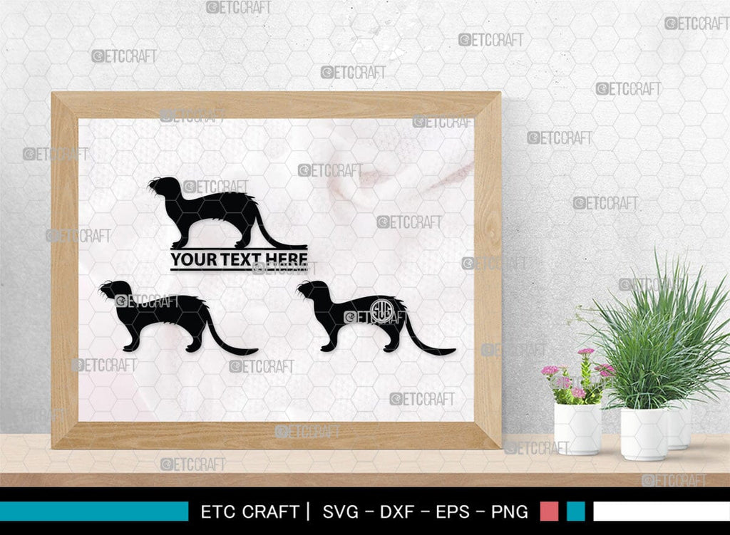 Ferret Monogram, Ferret Silhouette, Ferret SVG, Weasel Svg, Animal Svg ...