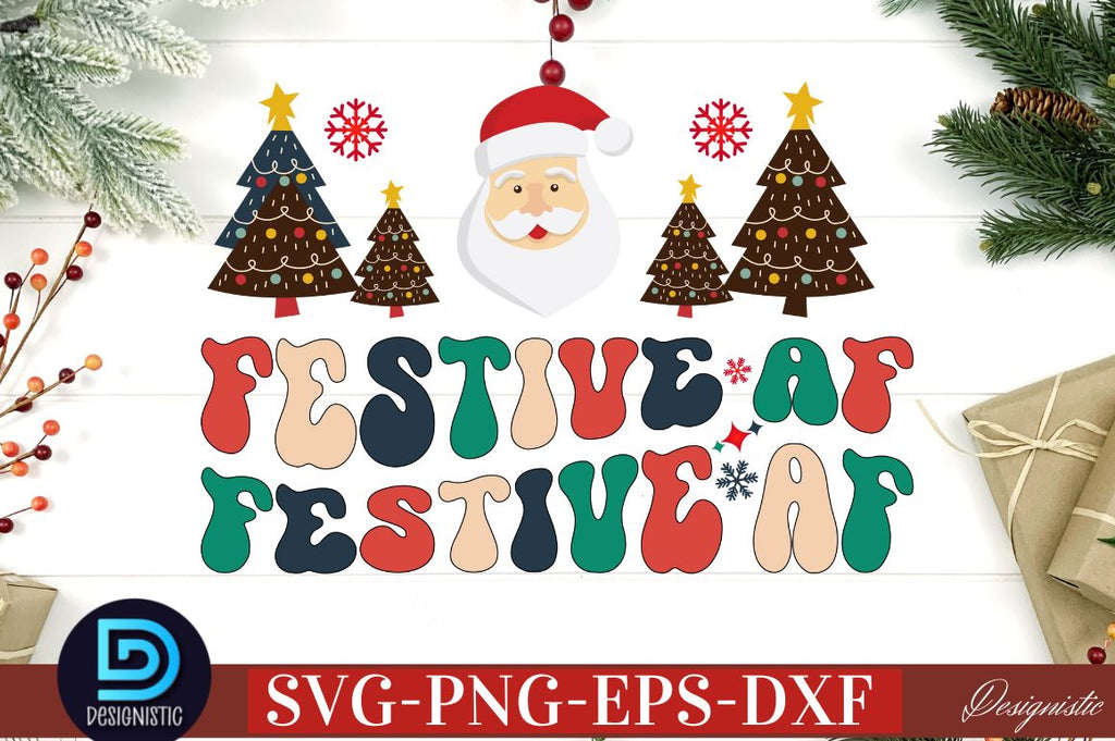 Festive af SVG - So Fontsy