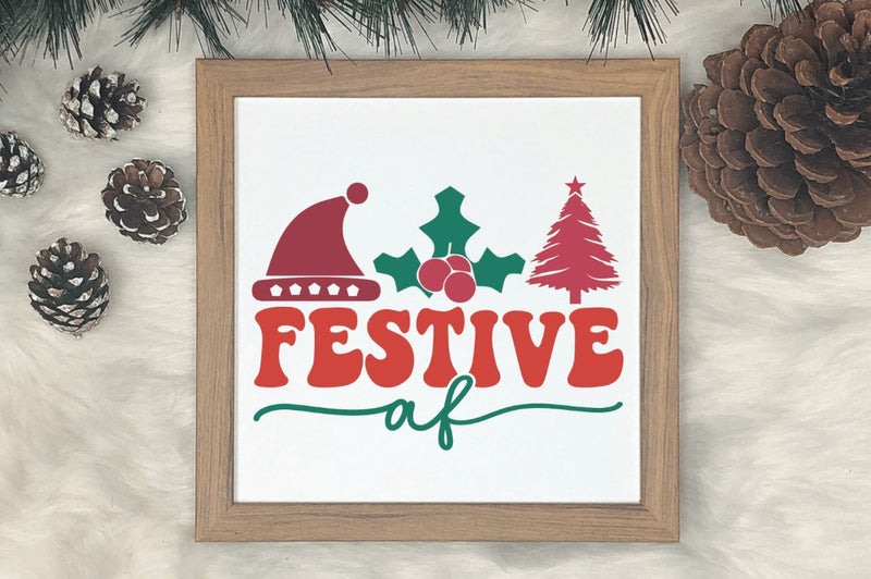 Festive af SVG - So Fontsy