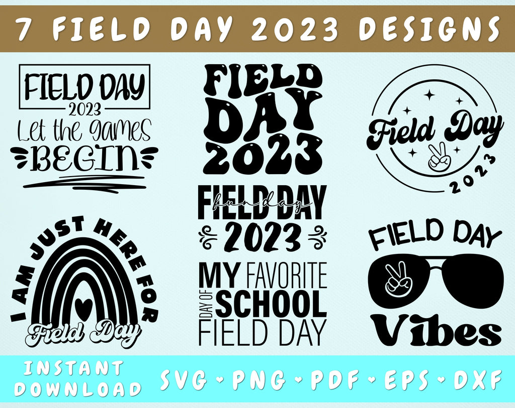 Field Day 2023 SVG Bundle, Field Day Fun Day SVG, Field Day Vibes SVG ...