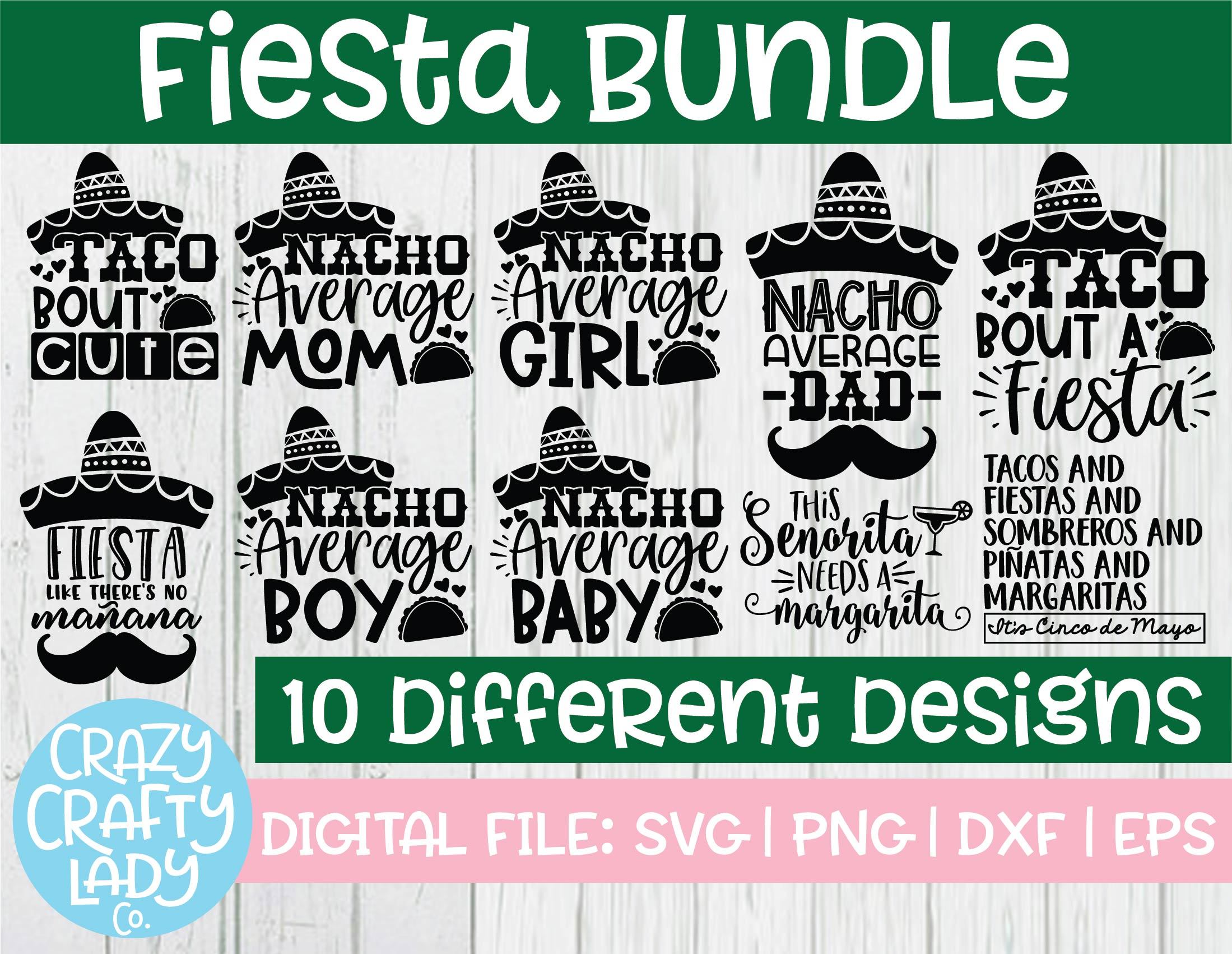 Fiesta SVG Cut File Bundle - So Fontsy