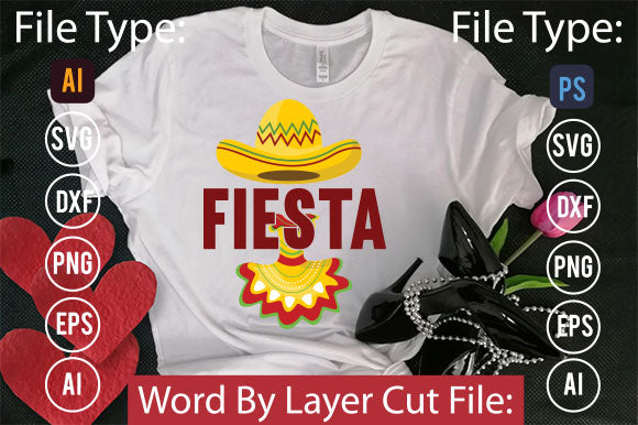 FIESTA SVG Cut File SVGs,quotes-and-sayings,food-drink mini-bundles ...