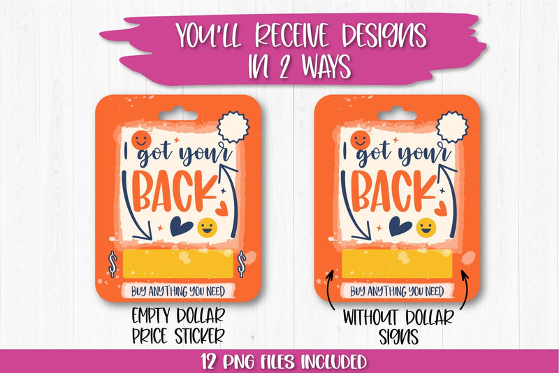 Financial Help Money Card PNG Designs | Emergency Money Gift - So Fontsy