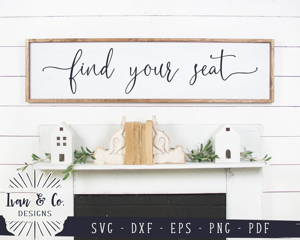 Find Your Seat SVG Files | Wedding Svg | Seating Sign Svg | Wedding ...