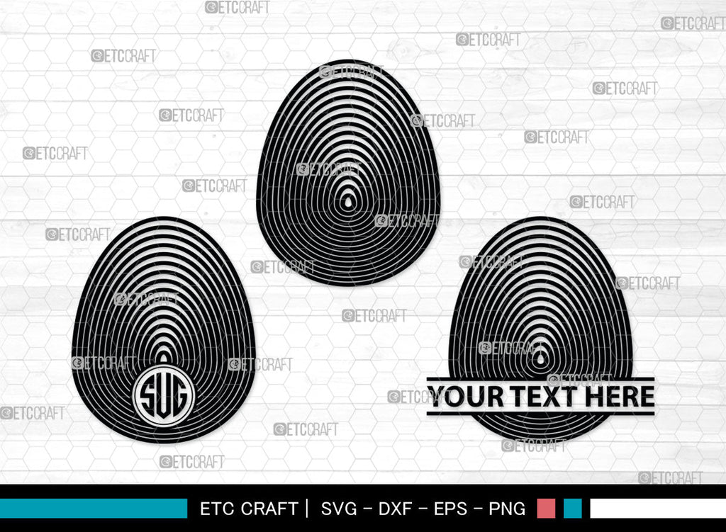 Fingerprint SVG, Fingerprint Monogram, Fingerprint Silhouette, Hand Svg ...