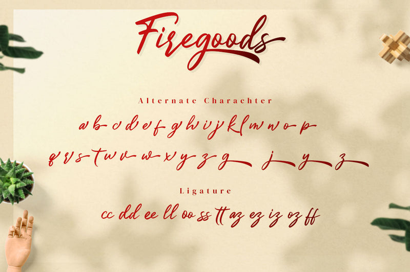 Firegoods - Handwritten Script Font - So Fontsy