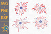 Firework Monogram SVG, PNG, DXF Digital Files Include - So Fontsy