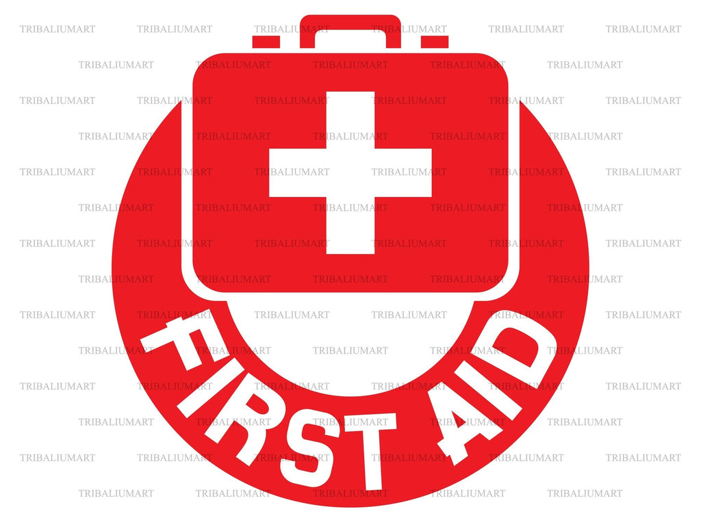 First aid kit symbol. Cut files for Cricut. Clip Art silhouettes (eps ...
