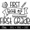 First Day of School Typography Bundle ALL GRADES - So Fontsy