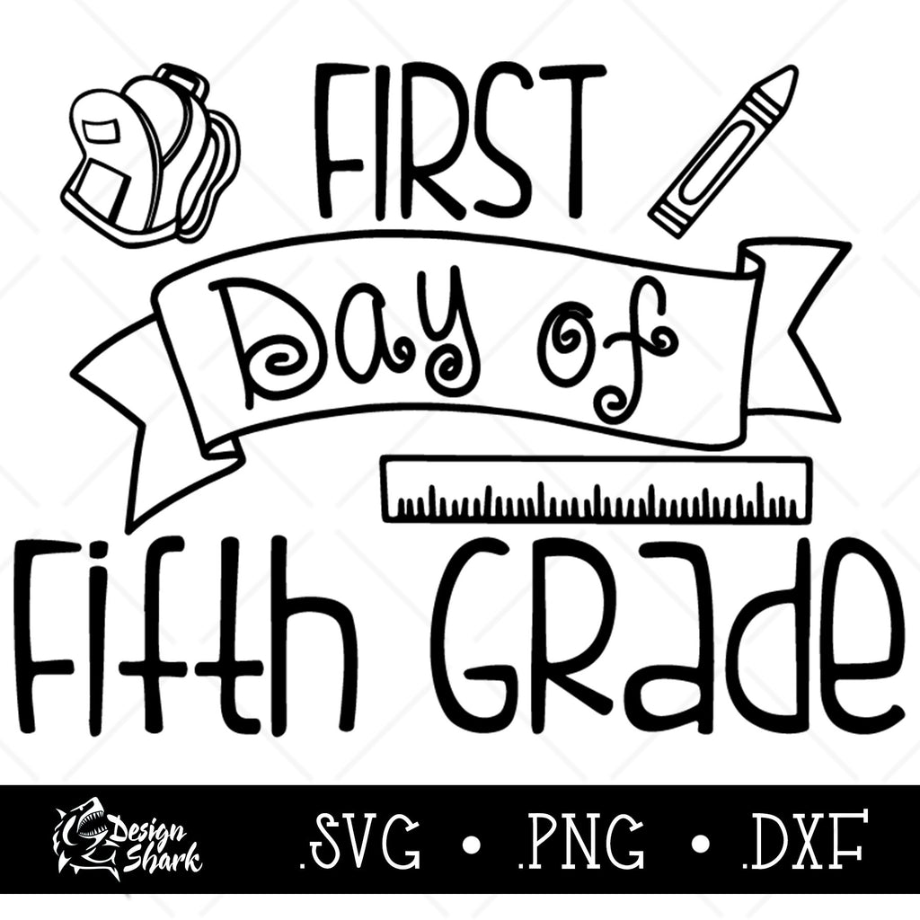 First Day of School Typography Bundle ALL GRADES - So Fontsy
